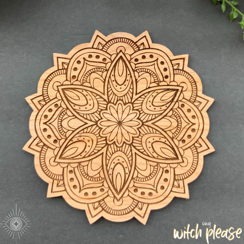 Floral Yoni Mandala Crystal Grid – Sophia LaRosa